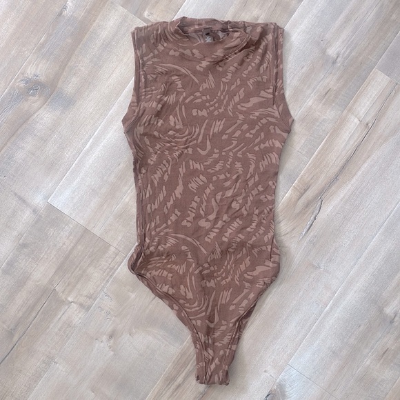 SKIMS | Tops | Skims Summer Mesh Logo Thong Bodysuit | Poshmark